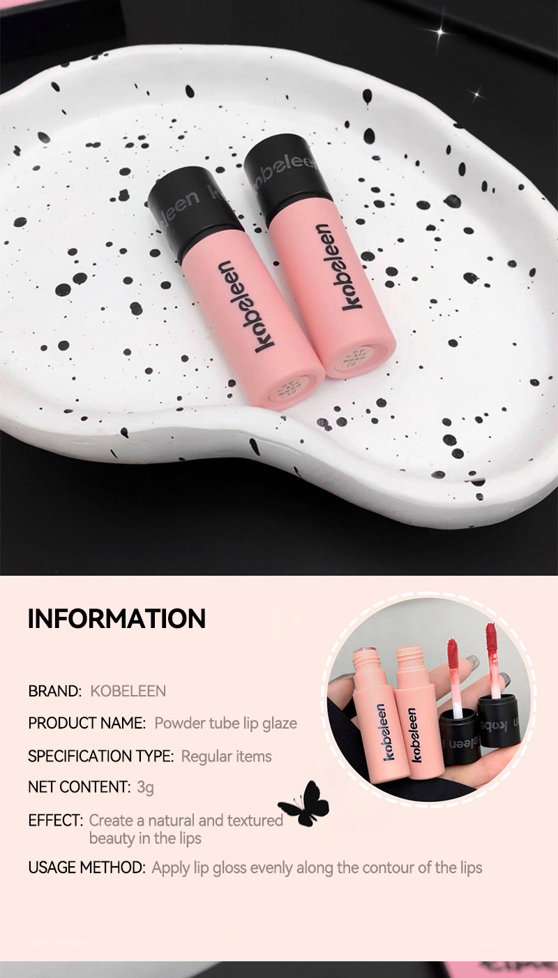 Matte Lip Glaze | Low-Saturation, Pure Aesthetic & Natural Look, Must ...