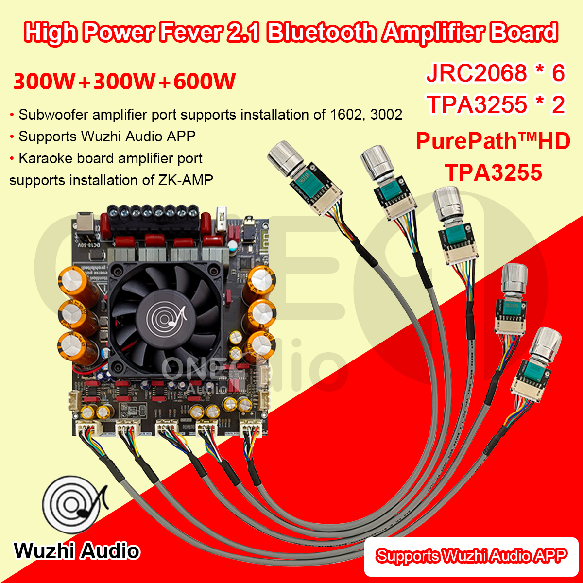 【Berkualiti Tinggi】OneAudio ZK-AS21P Powerful Mini Amp 2.1 Channel ...