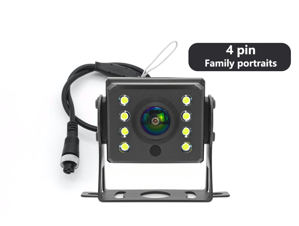 Truck Backup Camera 4Pin/AV Led Night Vision Heavy Duty Rear View ...