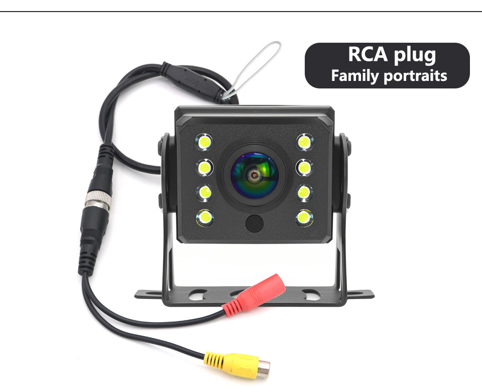Truck Backup Camera 4Pin/AV Led Night Vision Heavy Duty Rear View ...