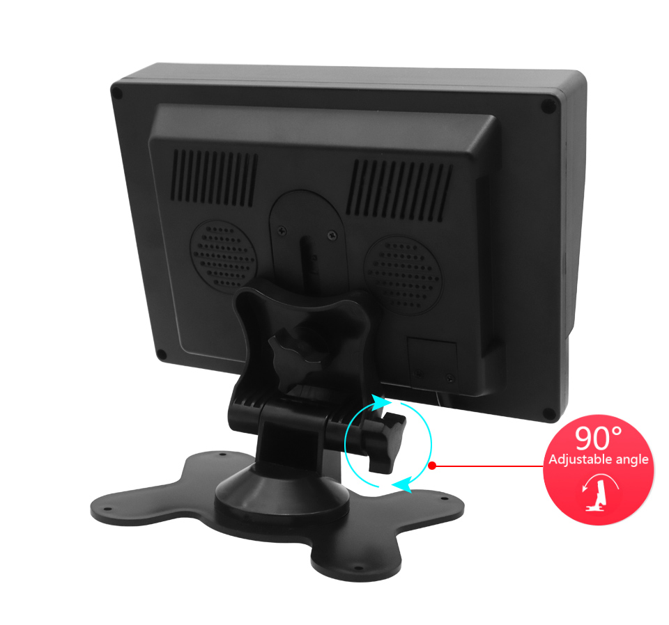 Smartour 7 INCH Screen AHD/CVBS 1080P Car Monitor LCD Display for ...