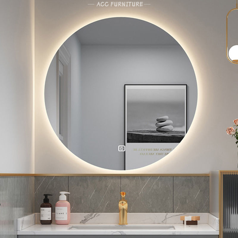 【ACC】LED Smart Mirror With 3 Color Light Touch Smart Bathroom Mirror ...