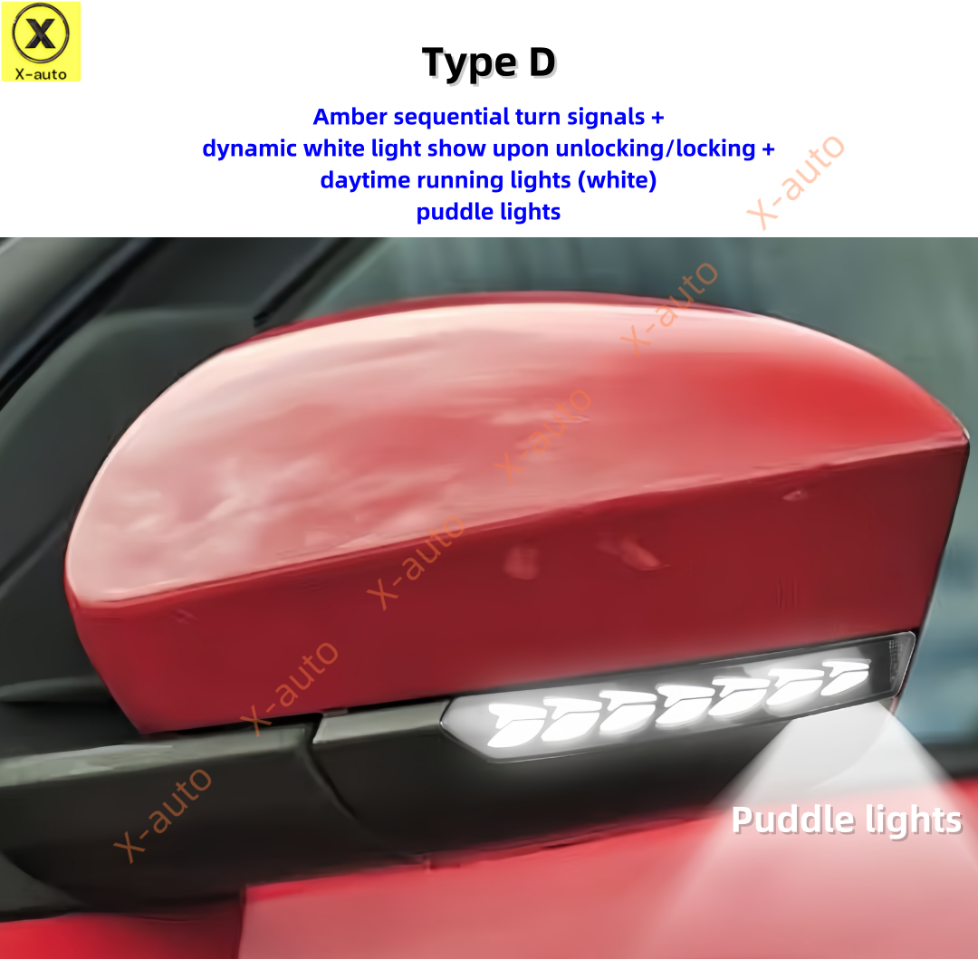 Side View Mirror LED Sequential Turn Signal Lights Compatible with ...