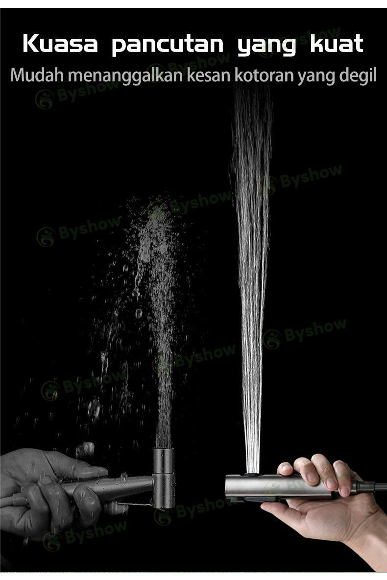 【Byshow】🔥Malaysia In Stock🔥 Toilet Bidet Spray Gun black Head Handheld ...