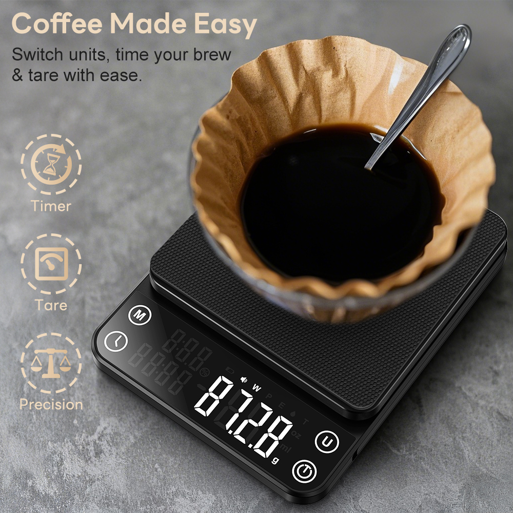 INSMART Smart Coffee Scale Digital Kitchen Scale Penimbang Makanan ...