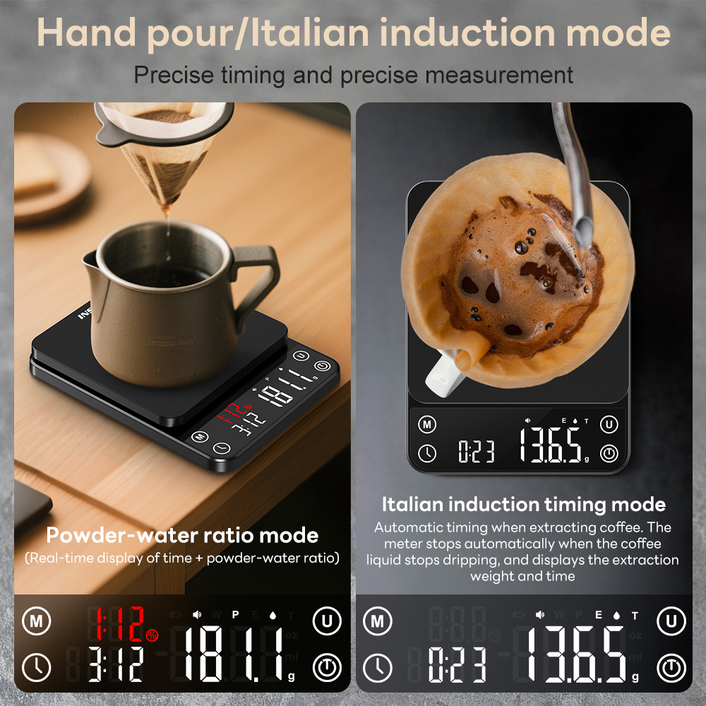 INSMART Smart Coffee Scale Digital Kitchen Scale Penimbang Makanan ...