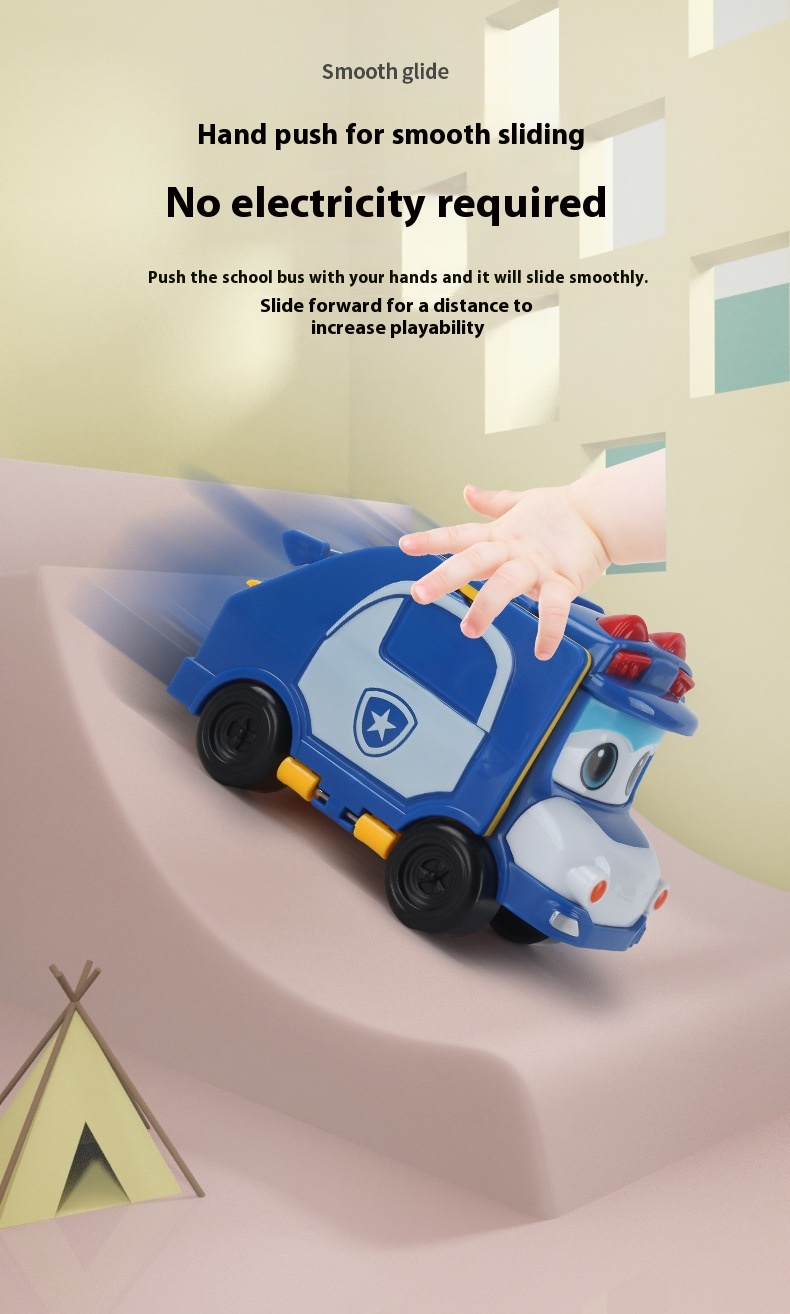 Children Goethe Variety School Bus Double-Sided Reverse Flip ...