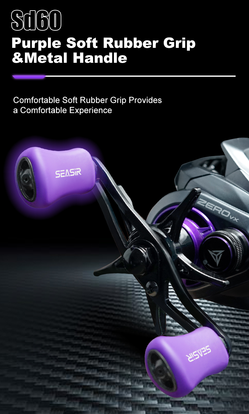 Seasir ZERO-VX 133g BFS Baitcasting Fishing Reel Ultralight 7.6:1 High Speed Gear Ratio 6+1BB ...