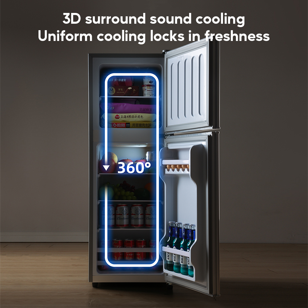 HOMEFUN Freezer Inverter Chest Freezer Refrigerator Mini Freezer ...
