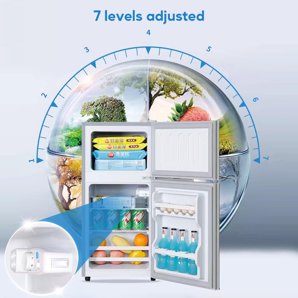 HOMEFUN Freezer Inverter Chest Freezer Refrigerator Mini Freezer ...