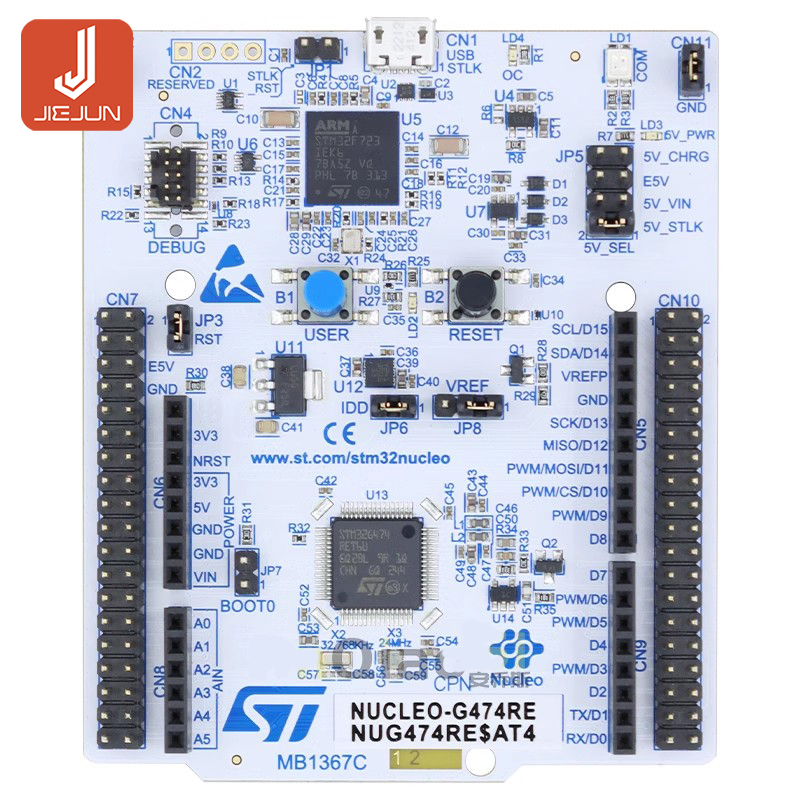 Original in stock NUCLEO-G431RB NUCLEO-G474RE stm32g474 development board, STM32G474RET6 single ...