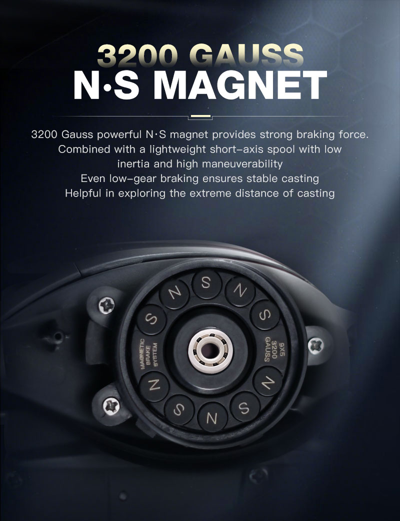 Seasir Cast Pro 145g Metal Frame 2 Ceramic Bearings Baitcasting Fishing Reel BFS Ultralight ...