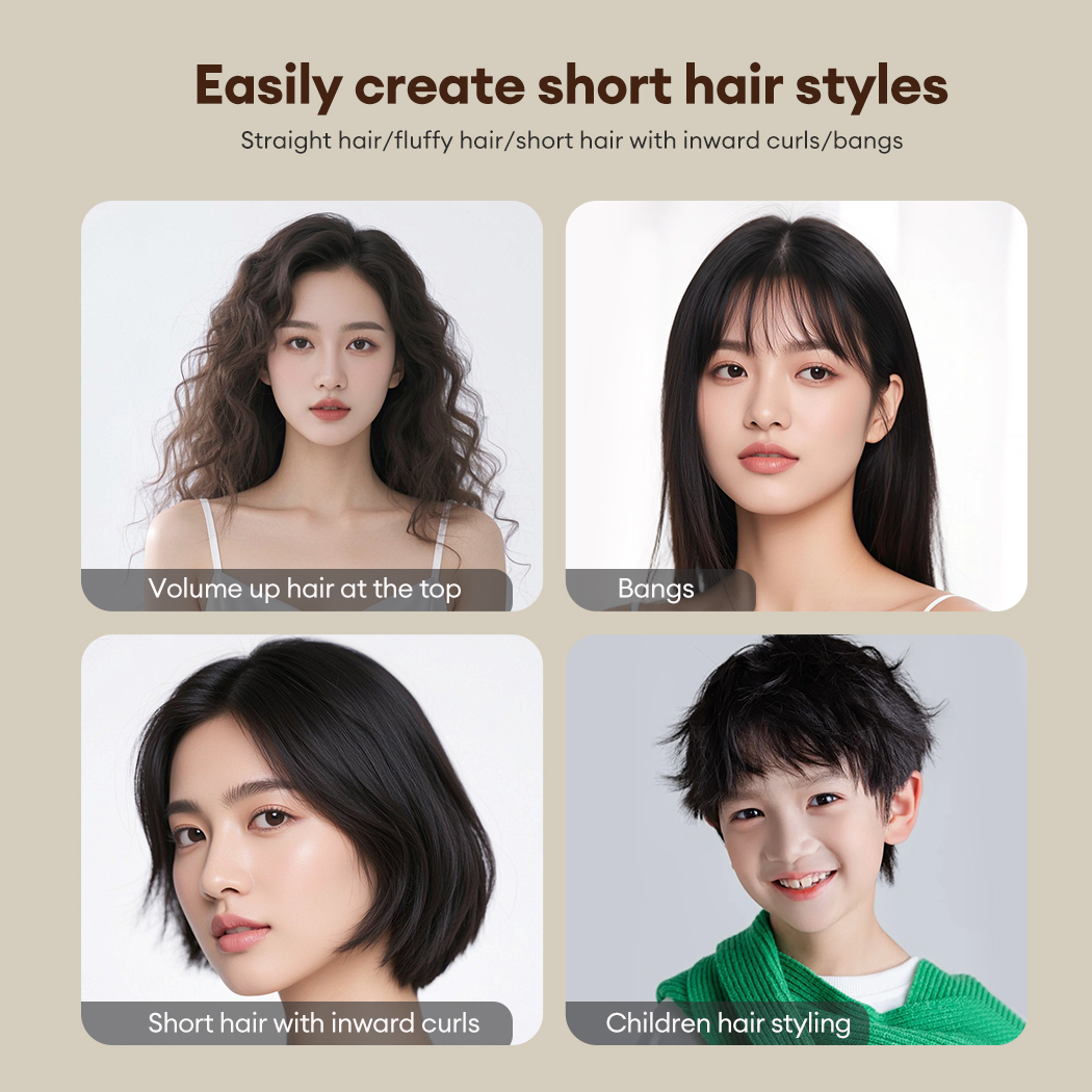 CkeyiN 2 in 1 13mm Mini Hair Straightener Man Hair Curler Men Iron Hair ...