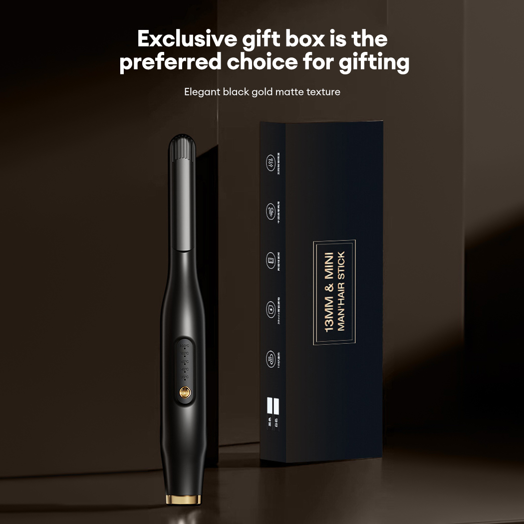 CkeyiN 2 in 1 13mm Mini Hair Straightener Man Hair Curler Men Iron Hair ...