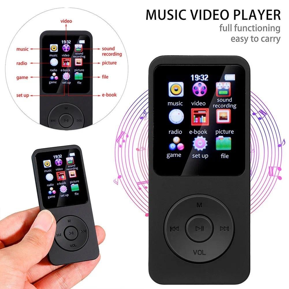32GB Newest Bluetooth 5.0 MP3 Player HIFI Sport Music Speakers MP4 Media FM Radio Voice Recorder ...