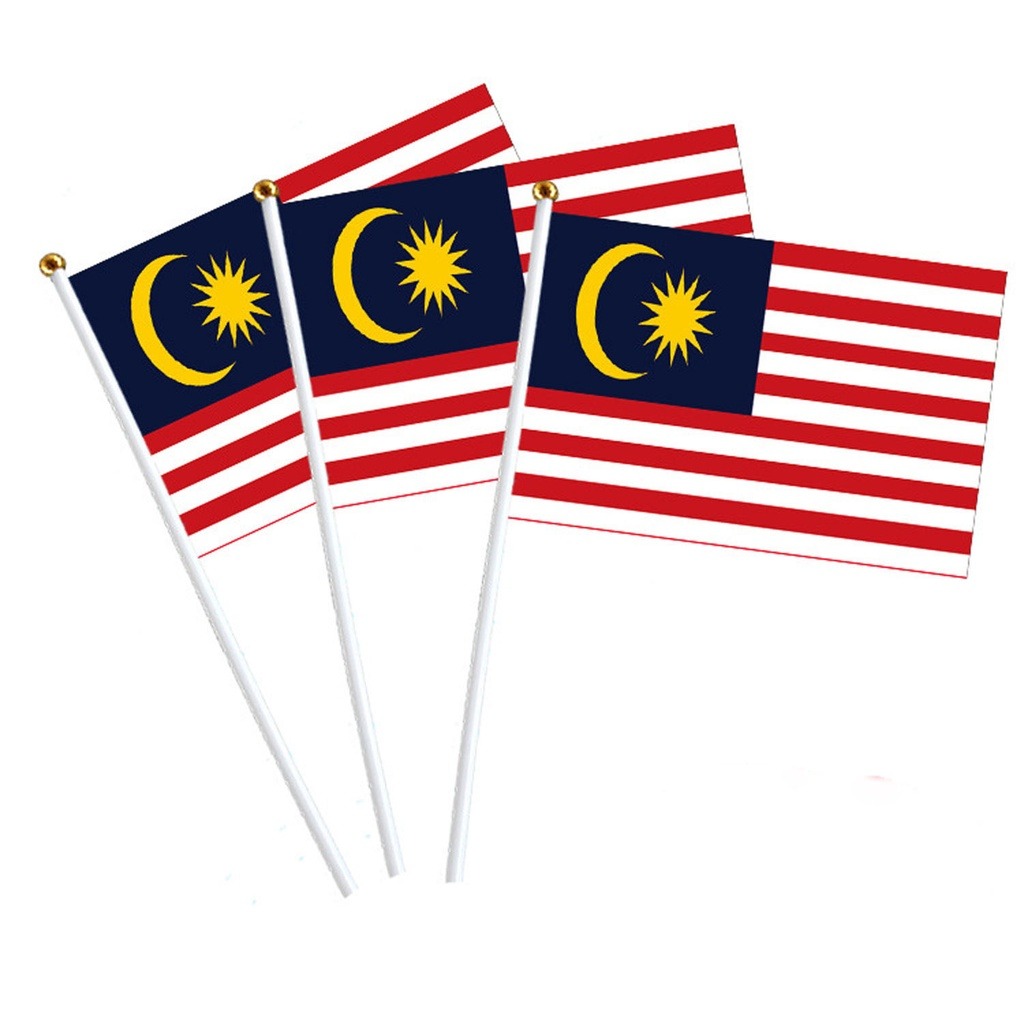 10M Malaysia Flag 20cm X 32cm Square Hanging Line Banner Malaysia ...