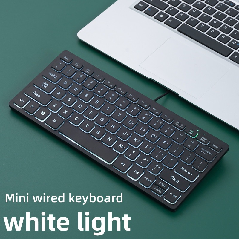 APAYADO K1000 Portable Wired Keyboard Laptop Mini Keyboard Computer ...