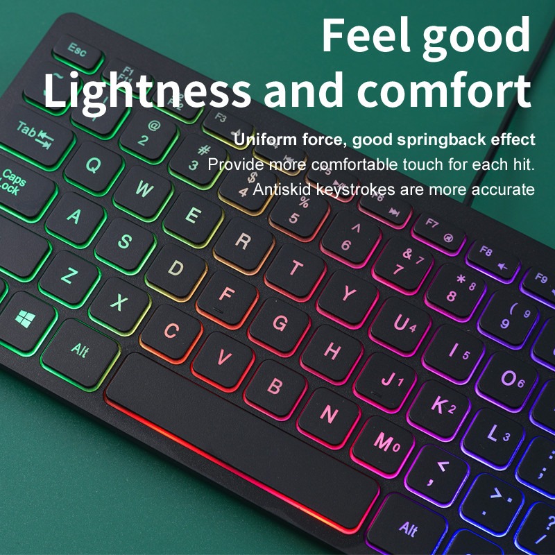 APAYADO K1000 Portable Wired Keyboard Laptop Mini Keyboard Computer ...