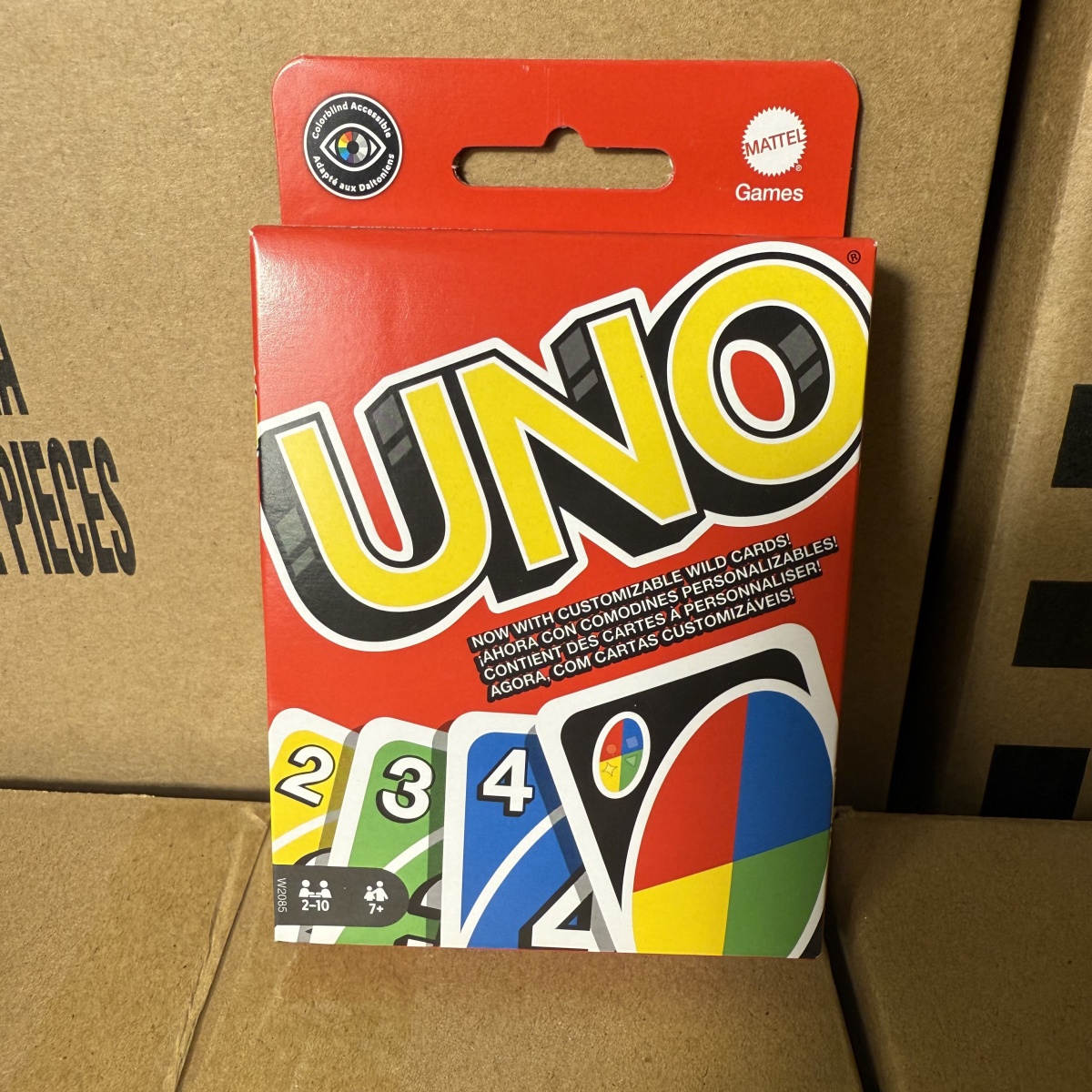 UNO-Classic Color Matching Numbers Solitaire Game-112 Cards ...