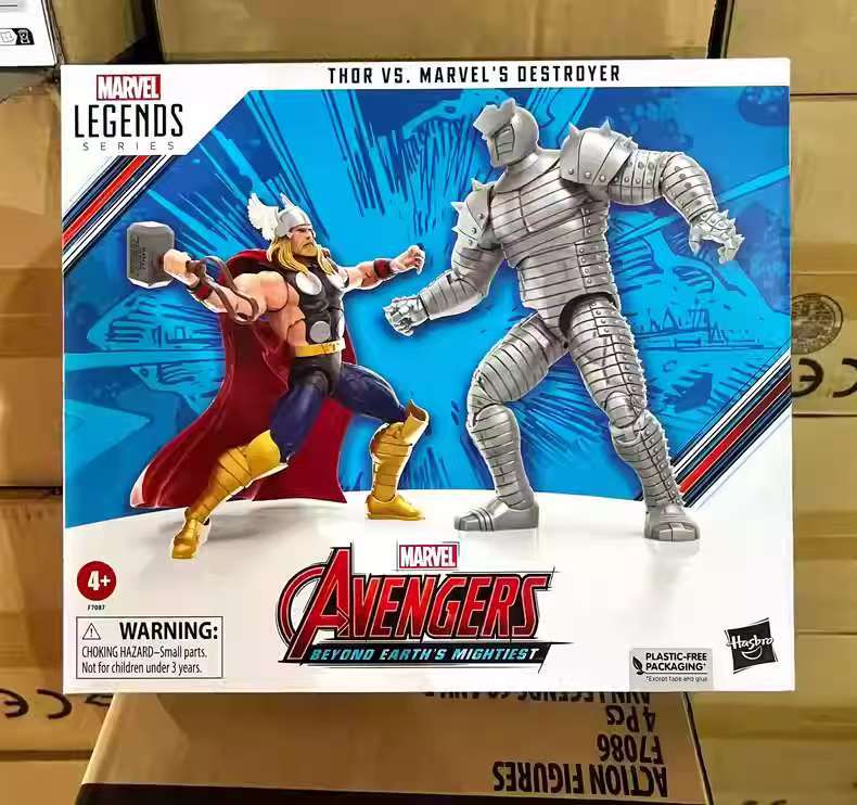 Marvel Legends Series Thor vs Destroyer, Avengers 60th Anniversary ...