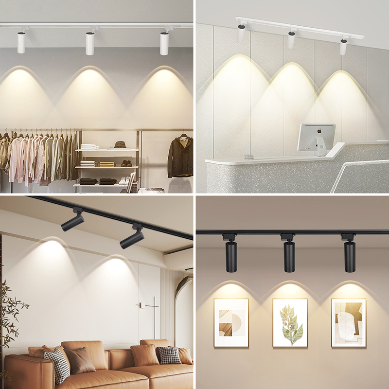 30W Led Track Light Set Track Lamp Ceiling light COB Spotlight Rail ...
