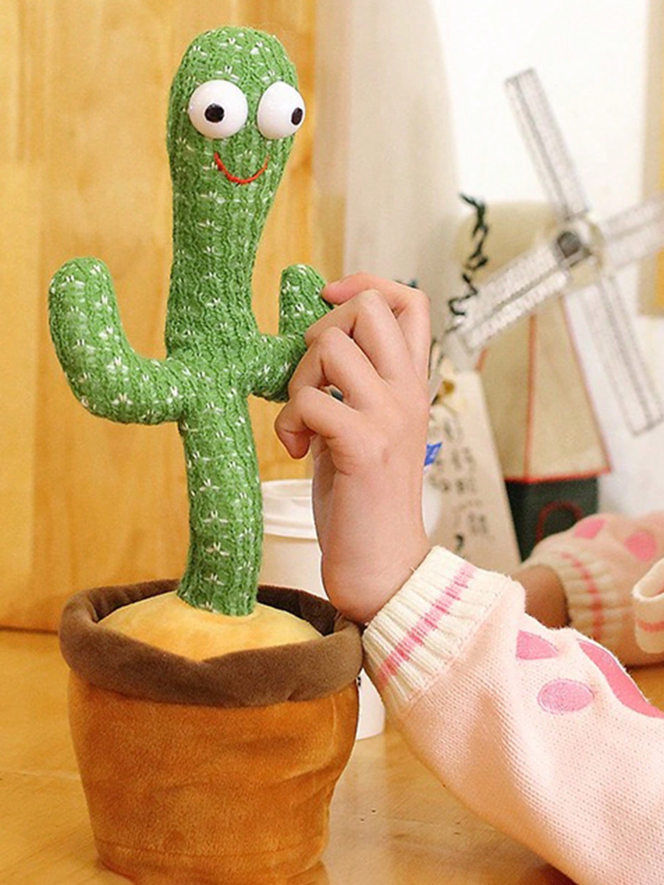 Dancing Talking Cactus Toy - Singing & Repeating Plush with 15-Second ...