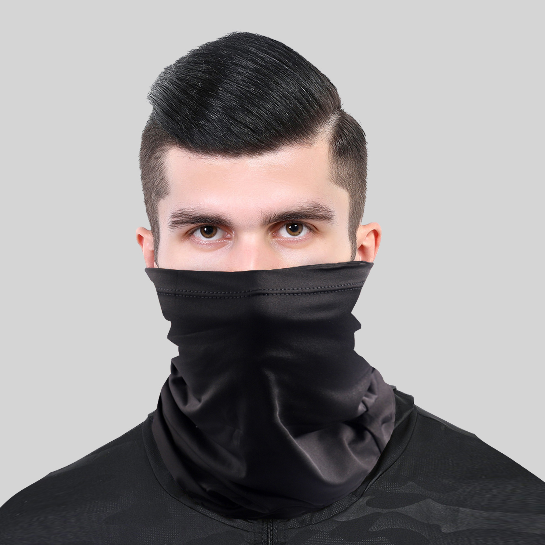 Sun Protection Bandana Head Scarf Motorcycle Anti Dust Spf 50 Buff Ice ...