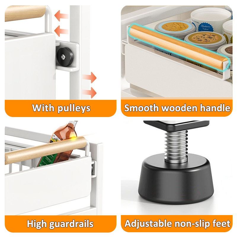 SimpleJoy Under Sink Organizer Kitchen Pull Out Drawer Organizer Pull ...