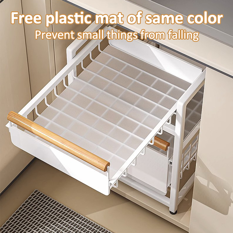 SimpleJoy Under Sink Organizer Kitchen Pull Out Drawer Organizer Pull ...