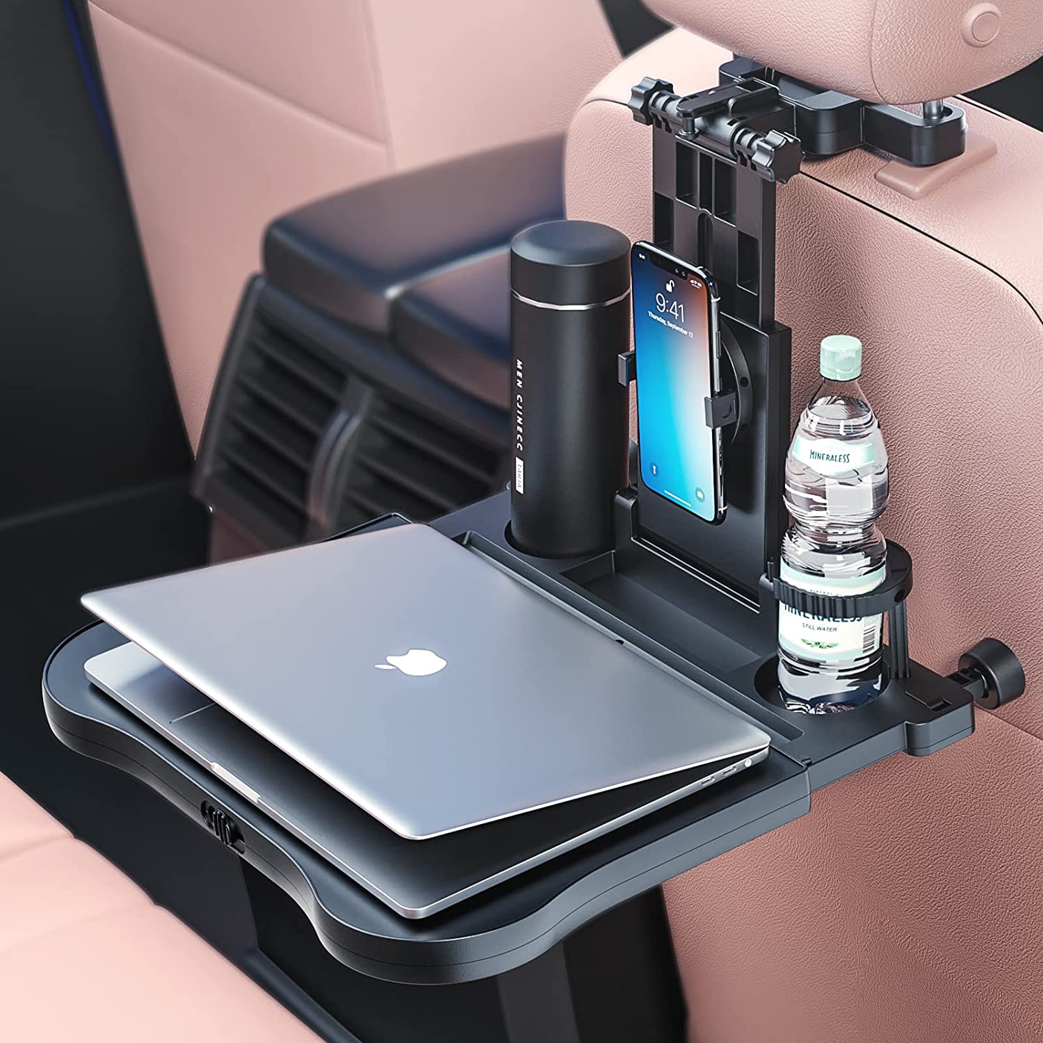 Portable Foldable Car Laptop Stand Foldable Car Seat/Steering Wheel ...