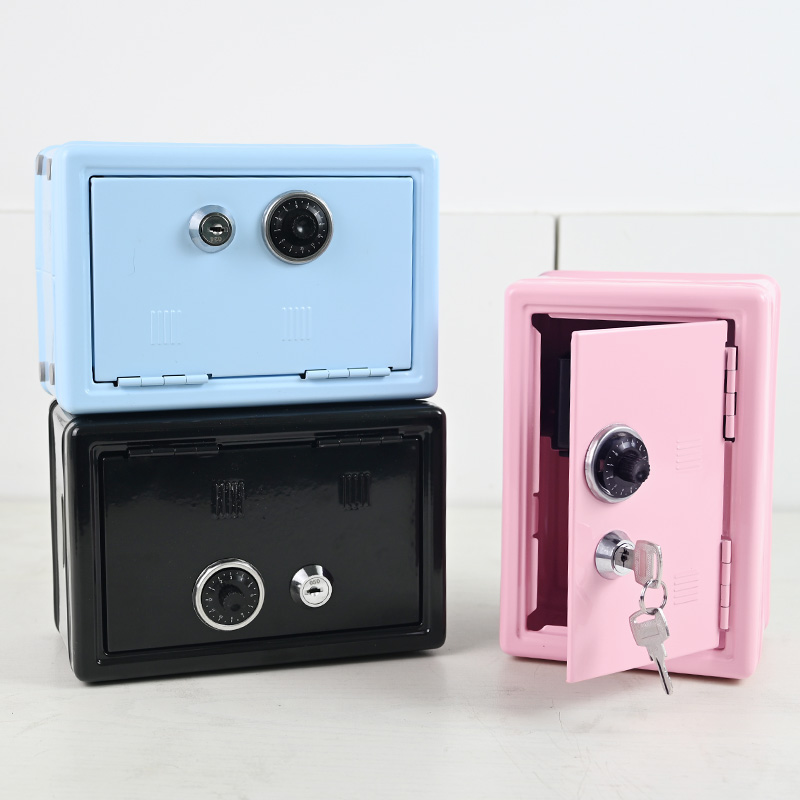 【Ship In 24H】Safety Box Portable Safe Box Mini Safe Box With Key Kids ...