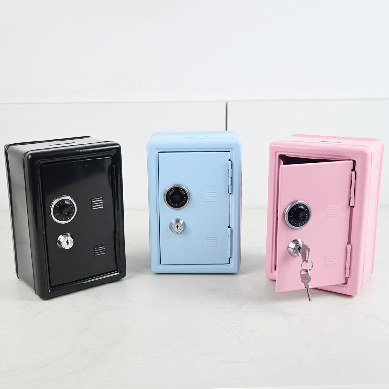 【Ship In 24H】Safety Box Portable Safe Box Mini Safe Box With Key Kids ...