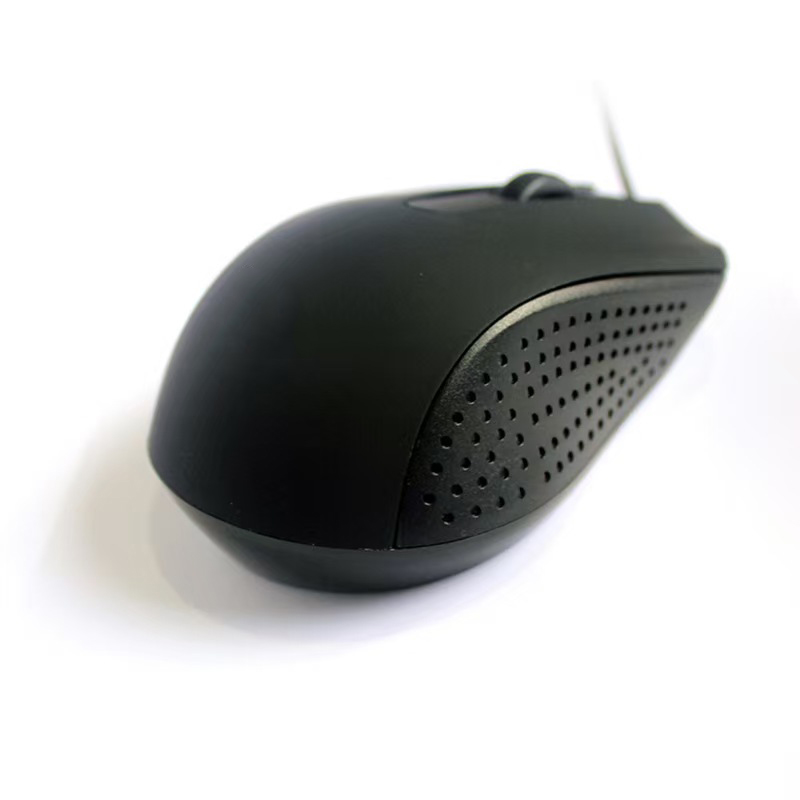 Ae01 Wired USB Optical Ergonomic Matte Mouse for Laptop, Color Box ...