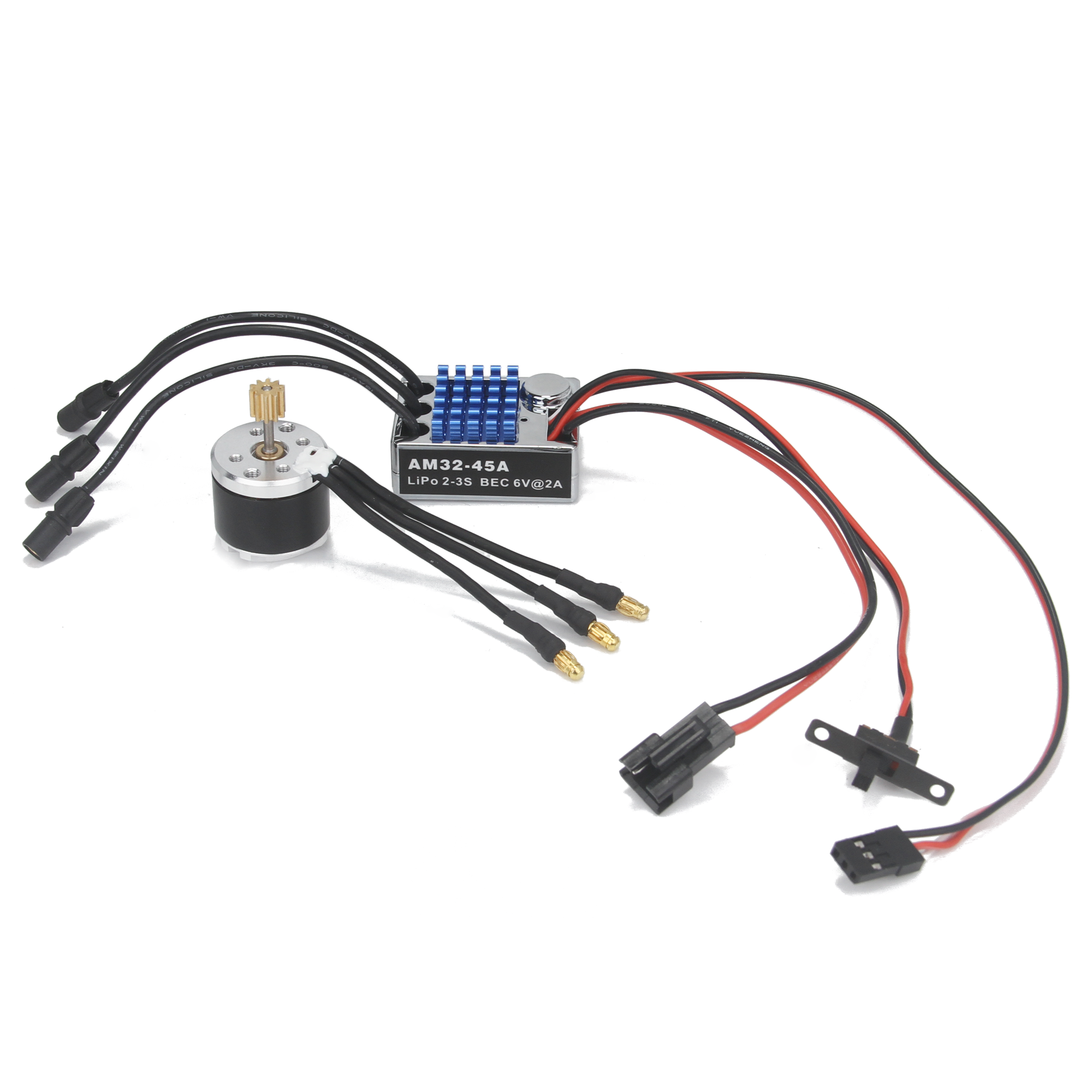 NEEBRC 2322 2600KV Brushless Motor AM32 45A Outrunner RC Crawler ...