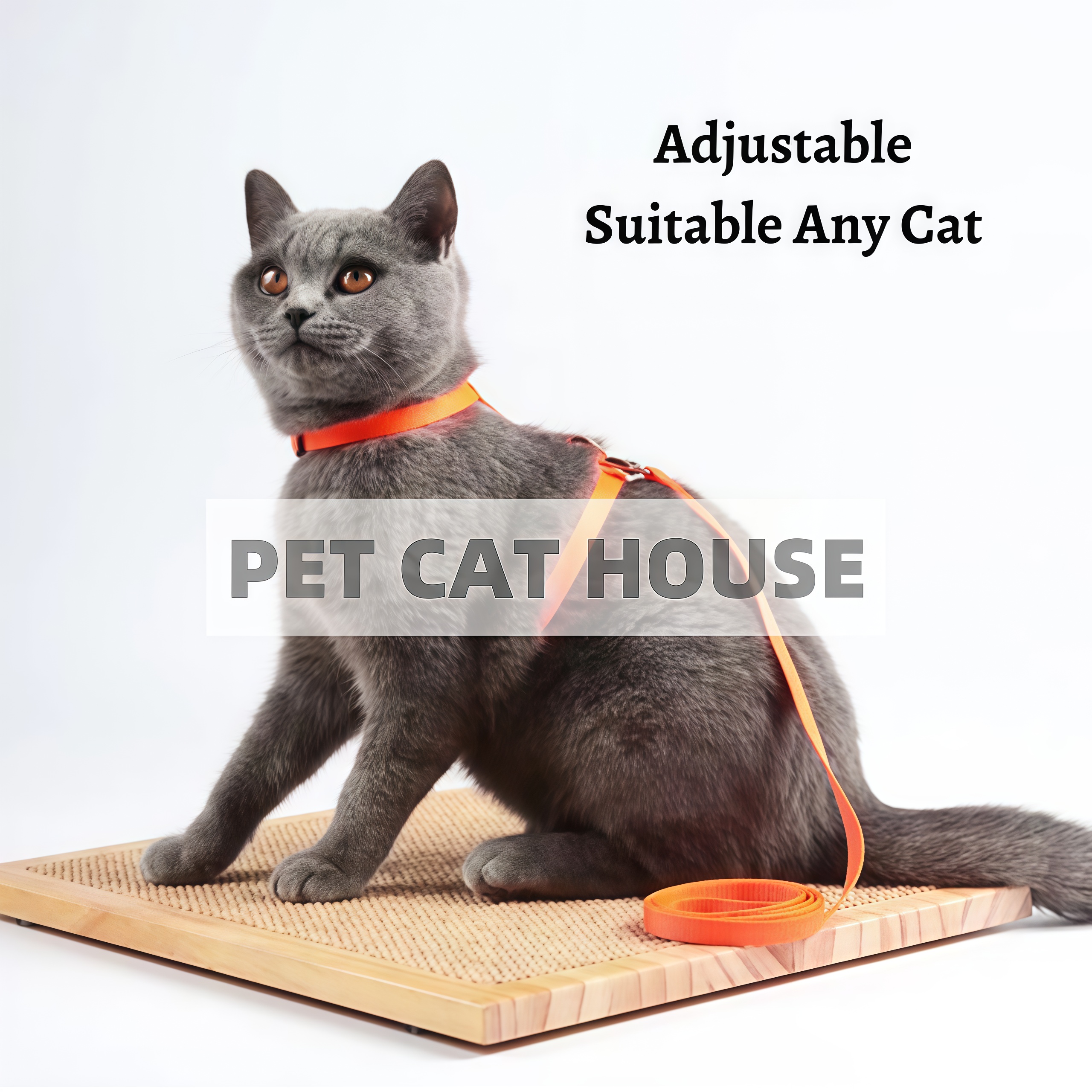 Pet Harness Tali Kucing Berjalan Murah Lead Cat Dog Rope Adjustable ...