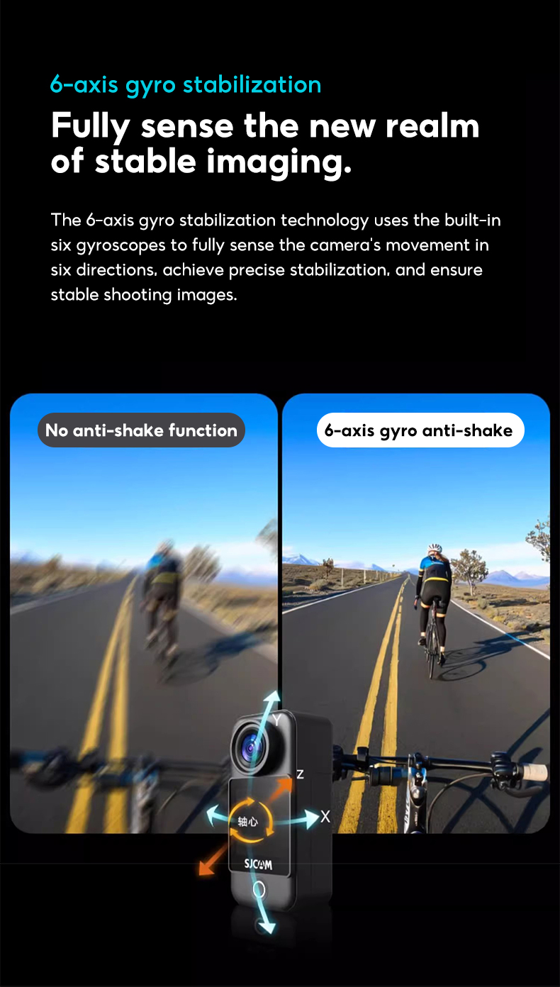 SJCAM C300 Action Camera 4K/30FPS Dual Screen WiFi Waterpfoof Outdoor ...