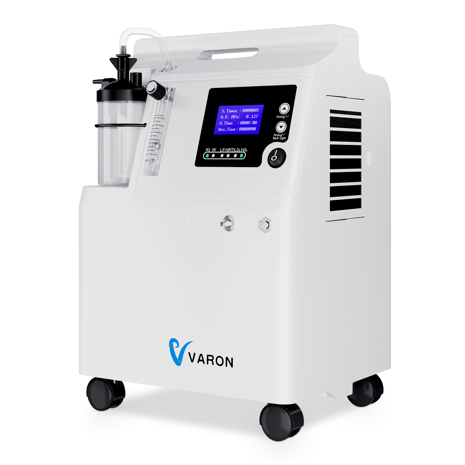 【Local delivery】VARON Oxygen Concentrator, 0.5-5L/min Adjustable 93±3% ...