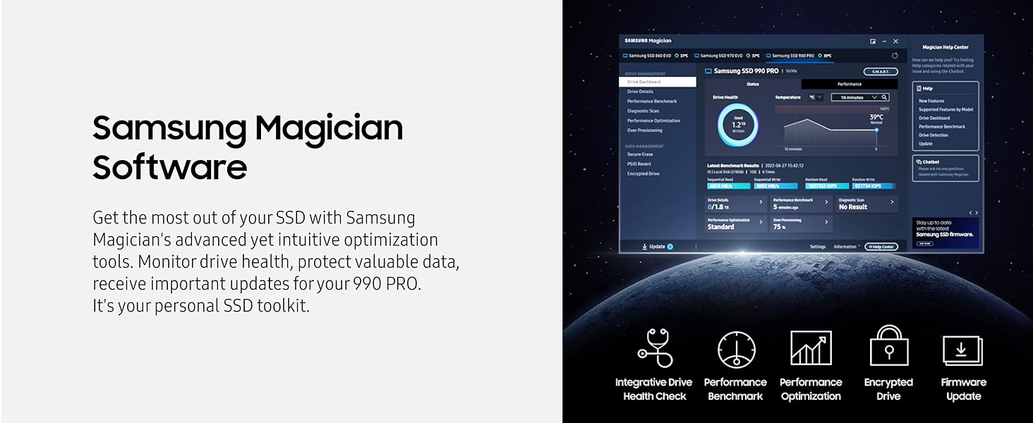 OEM SAMSUNG 990 PRO SSD 500GB 1TB 2TB PCIe 4.0 M.2 2280 Internal Solid ...