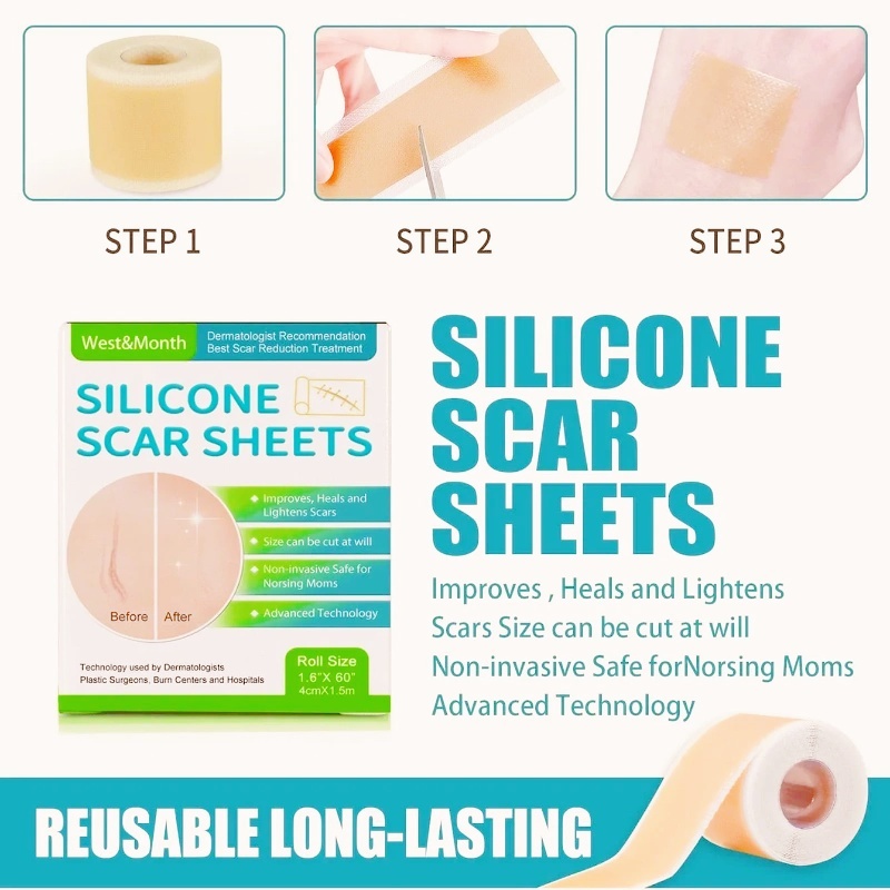 ONCHENDI Silicone Skin Stickers Self-adhesive Invisible Beauty Patches ...