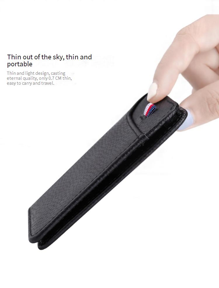 Men's RFID Blocking Slim Wallet - Multi-Functional ID/Card/Driver's ...