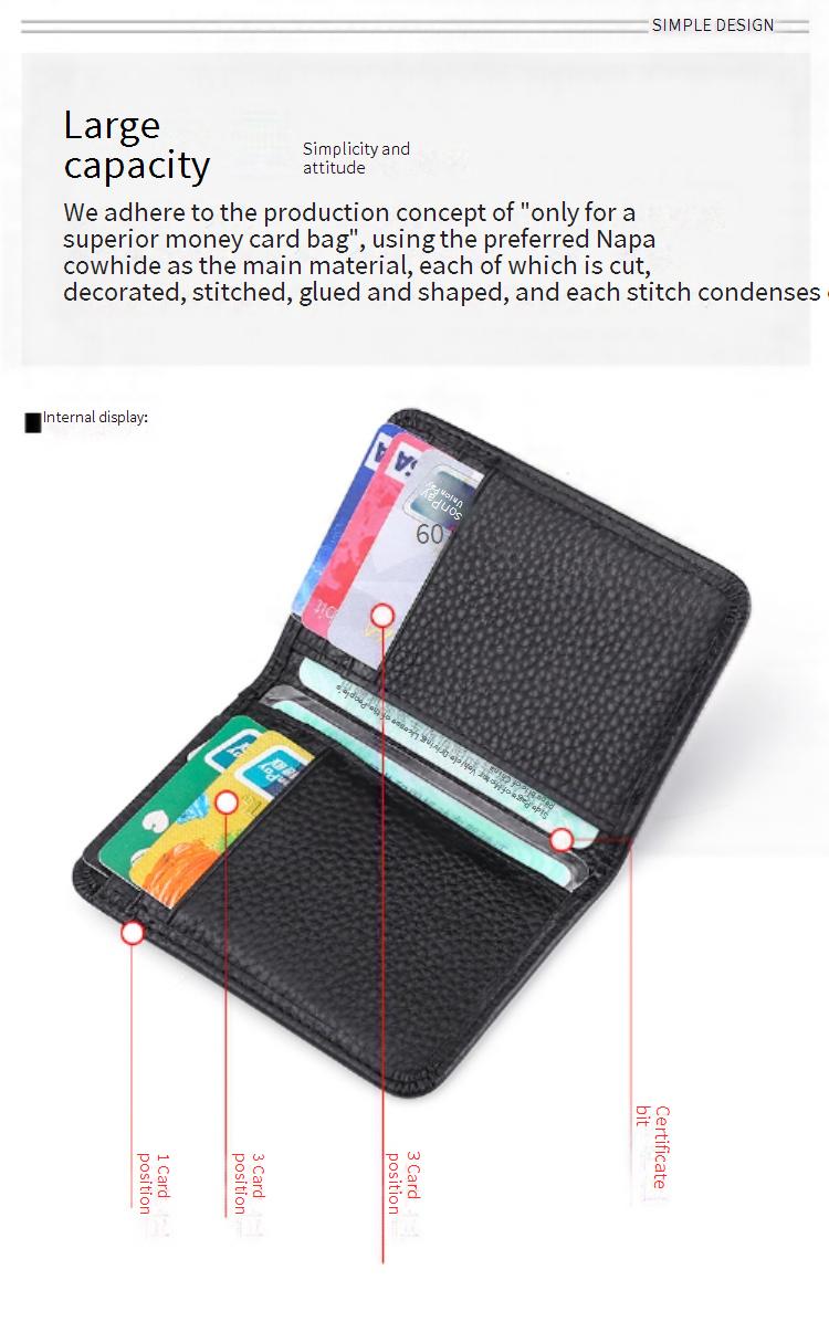 Men's RFID Blocking Slim Wallet - Multi-Functional ID/Card/Driver's ...