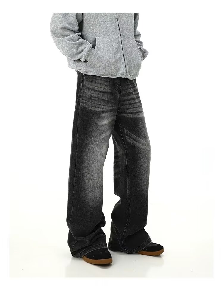 Baggy jeans American loose jeans oversize baggy jeans men loose jeans ...