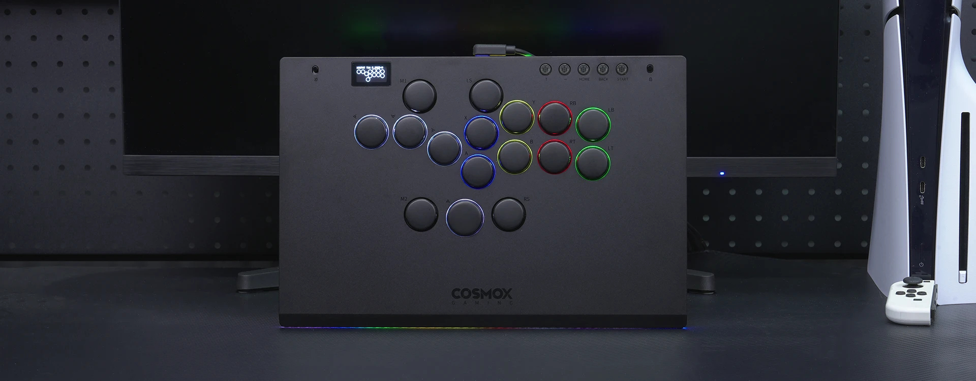 Haute42 M Ultra 16 Aluminium Alloy Hitbox Leverless Controller Stickless Arcade Stick For PC ...