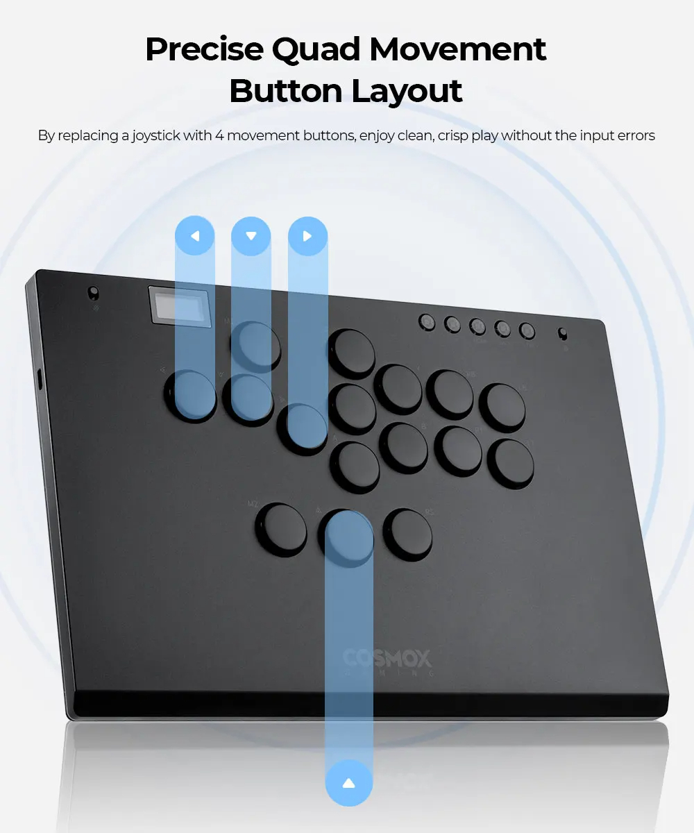 Haute42 M Ultra 16 Aluminium Alloy Hitbox Leverless Controller Stickless Arcade Stick For PC ...