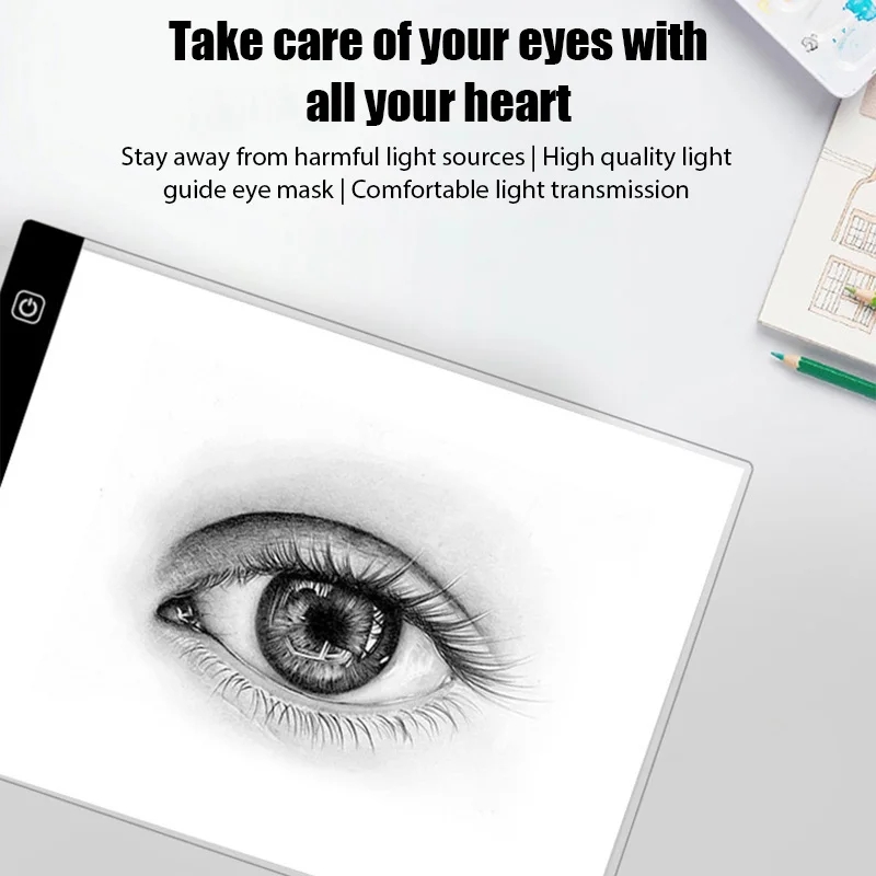 LED Light Drawing Pad Digital Graphic Tablet A3 A4 Stencil Drawing ...