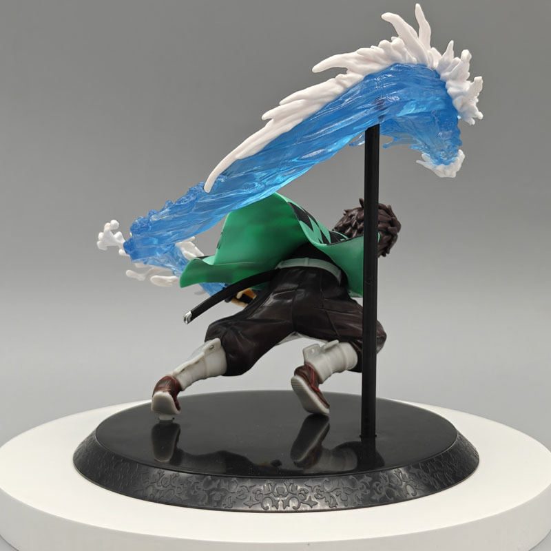 18cm Demon Slayer: Kimetsu No Yaiba Figure Tanjiro Fights Zenitsu Flame ...