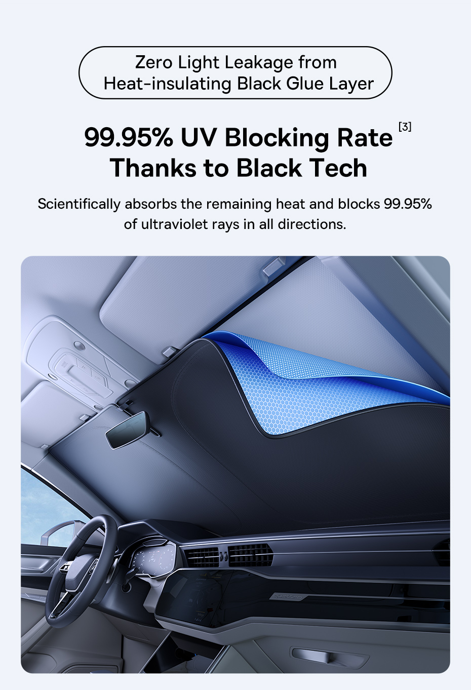 Baseus Car Sun Shade GoTrip DT1 Single Car Windshield Sunshield Full ...