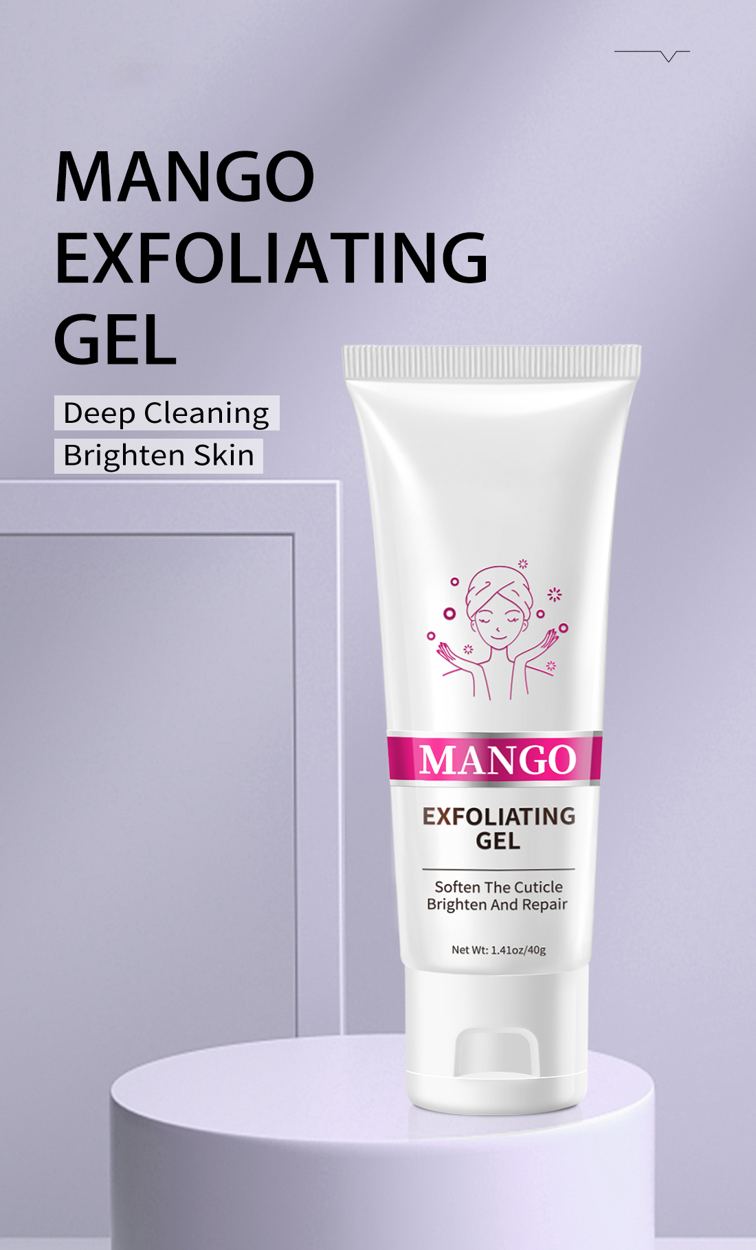 Mango Exfoliating Gel: Deep Facial Cleansing, Mildly Removing Dead Skin ...