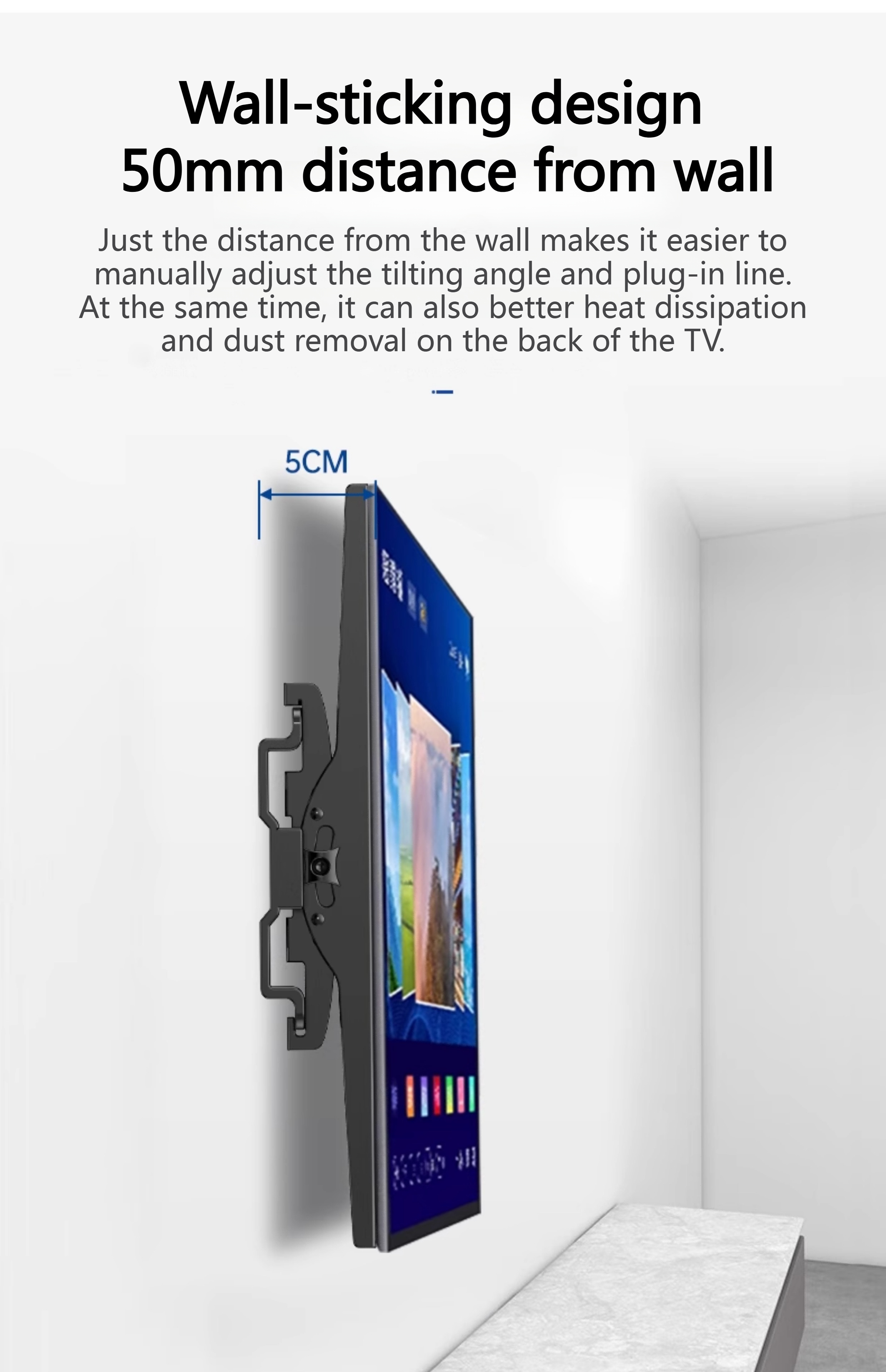 Universal Tv Wall Mount Bracket Universal Full Set with Screw TV Wall ...