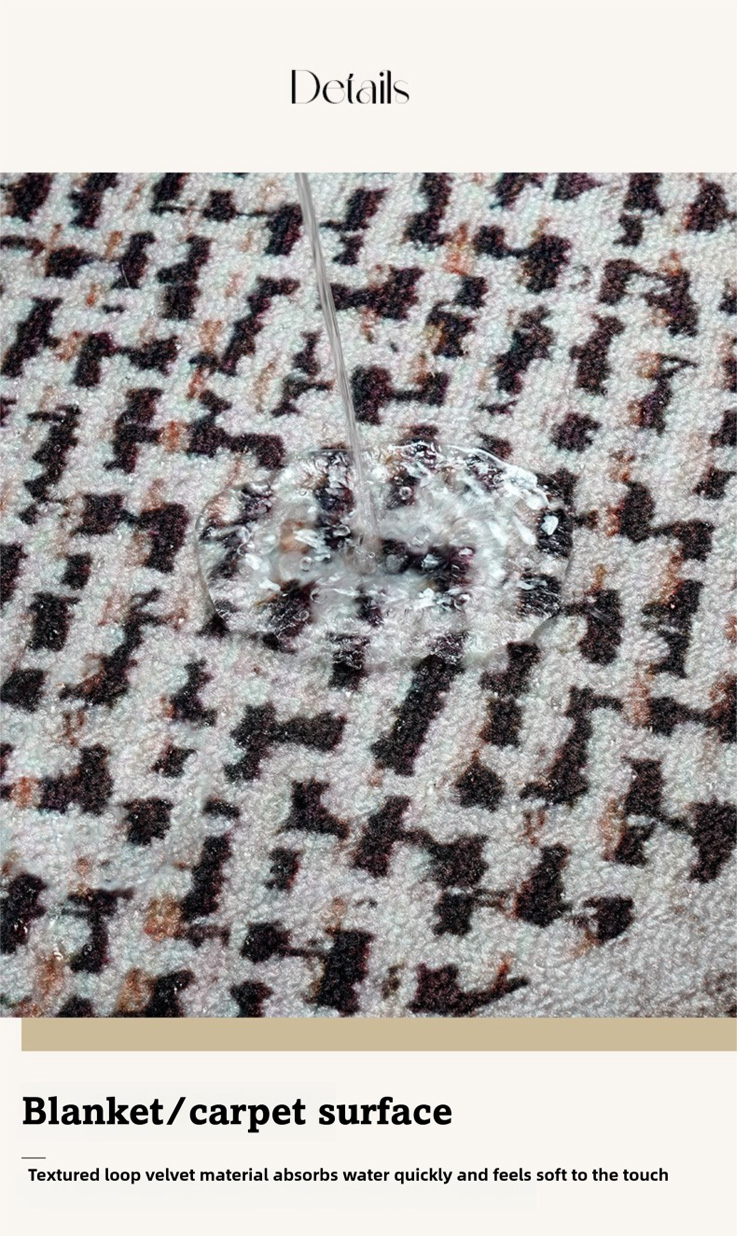 2025 Round Modern Style Printed Carpet Thick Belgian Fleece Living Room ...